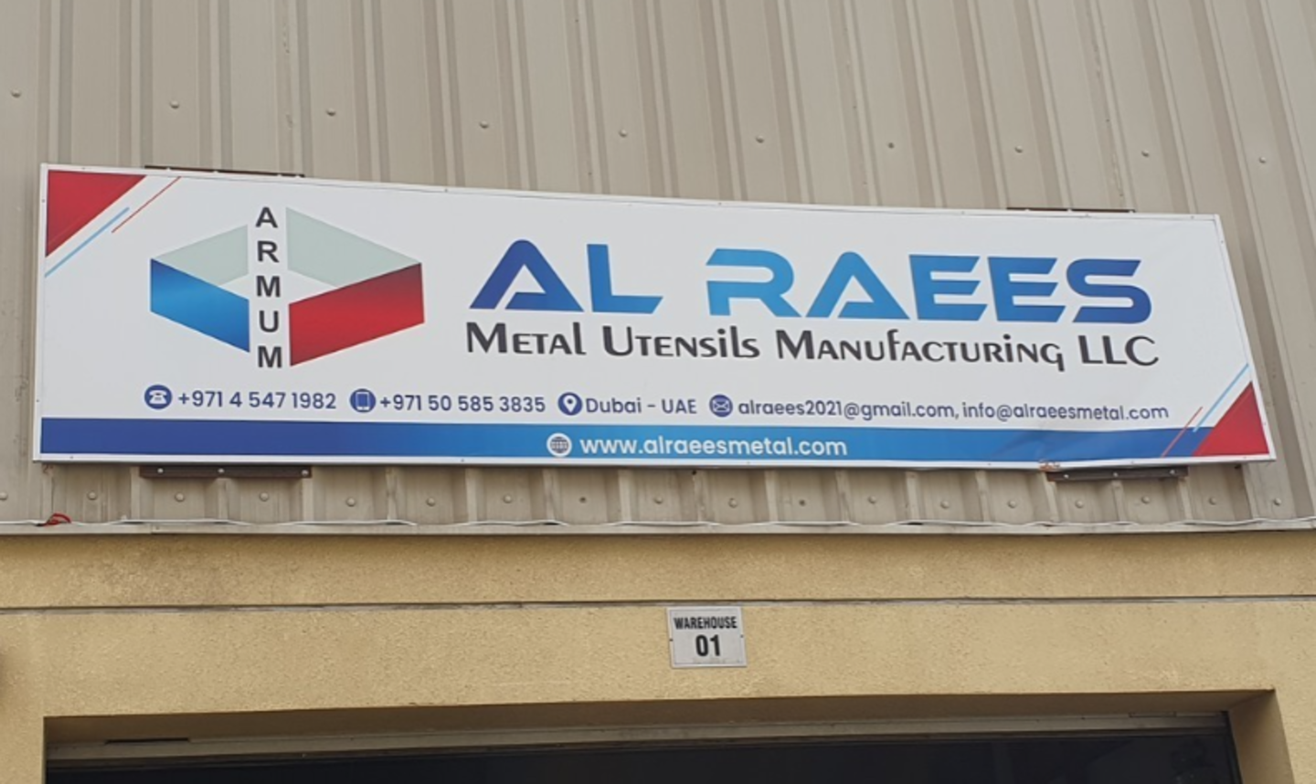 Al Raees Metal Utensils Manufacturing(Manufacturing) in Ras Al Khor ...