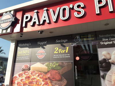 Paavo's Pizza(Restaurants & Bars) in Jumeirah 3, Dubai - HiDubai