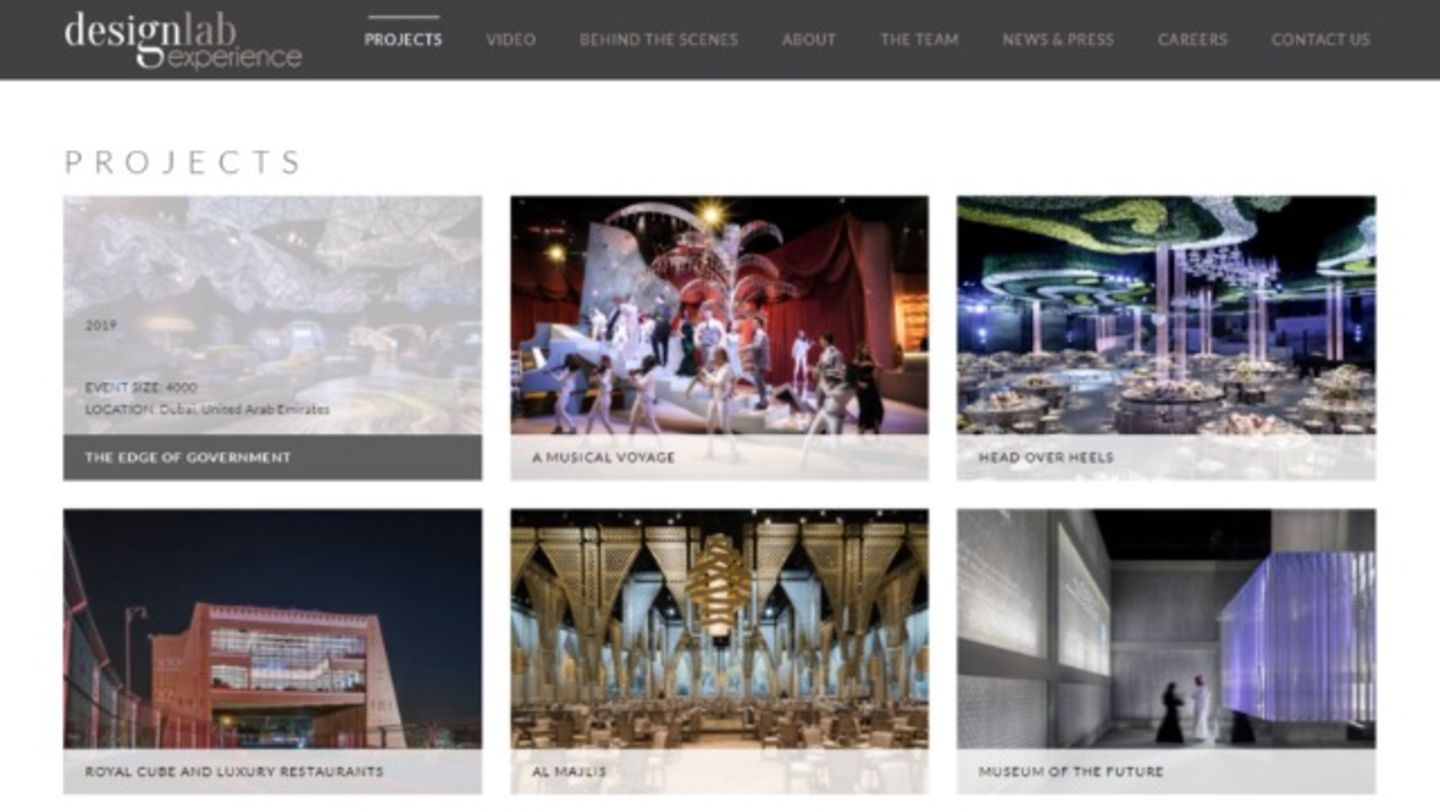 Designlab Experience(Event Management) in Dubai Design District (D3 ...