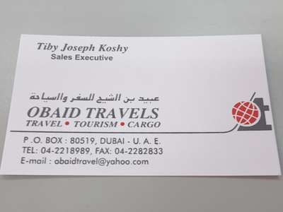 Obaid Bin Al Shaikh Travel & Tourism(Travel & Ticketing Agencies) in ...