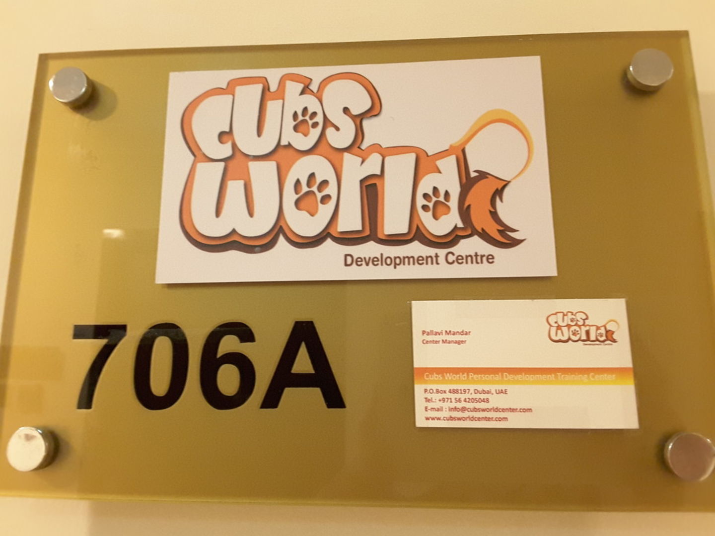 Cubs World Personal Development Training Center(Training & Learning ...