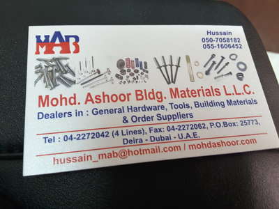 Mohd Ashoor Building Materials(Construction & Building Material Trading ...