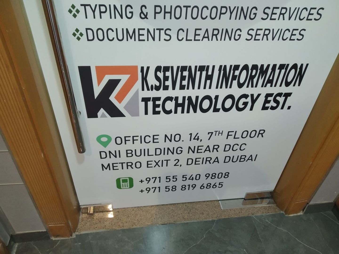 K.seventh Information Technology Est.(IT Services) in Port Saeed, Dubai ...